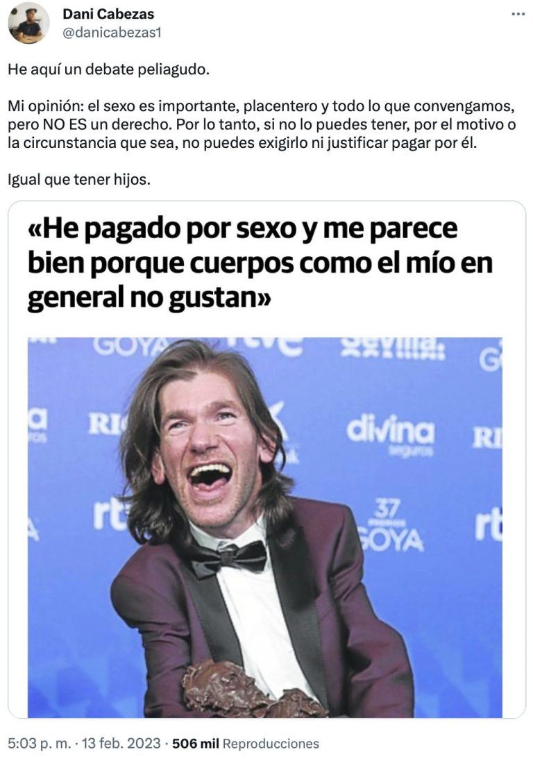 Qué fácil es hablar desde una posición privilegiada...