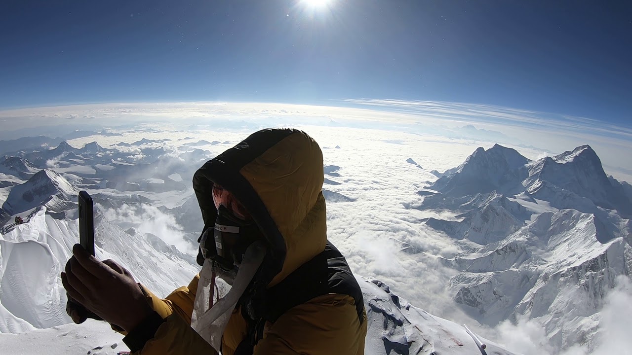 Las vistas desde la cima del Everest