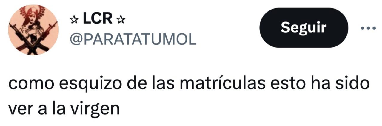 En mi vida me he fijado en las matrículas hasta el dichoso día en que ...